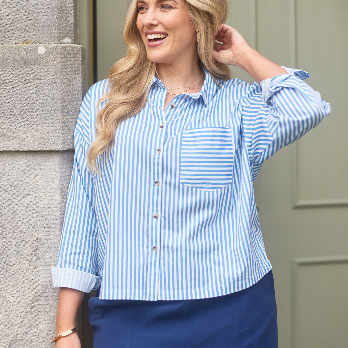Becca Cotton Stripe Shirt – This is Unfolded