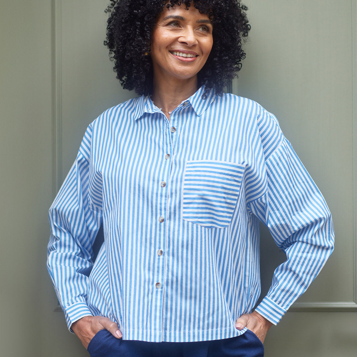Becca Cotton Stripe Shirt – This is Unfolded