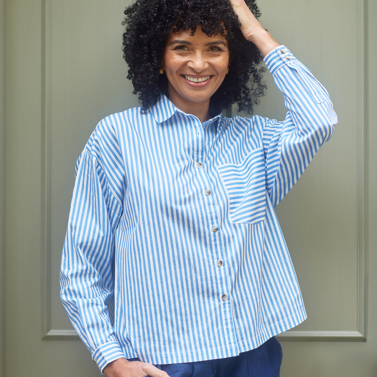 Becca Cotton Stripe Shirt – This is Unfolded