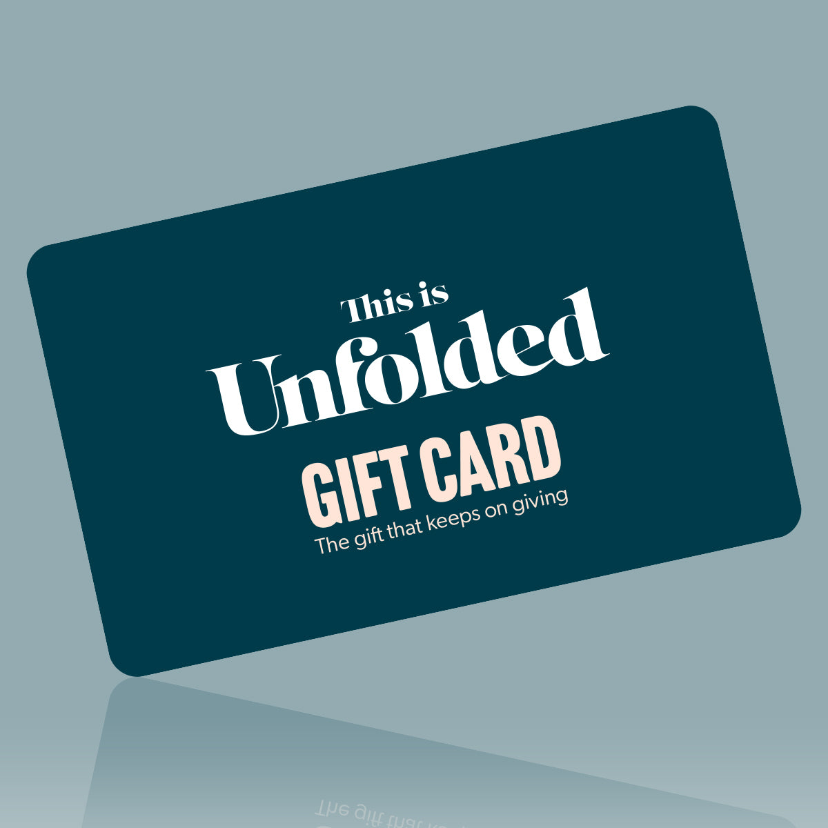 Sustainable Gift Card – This is Unfolded