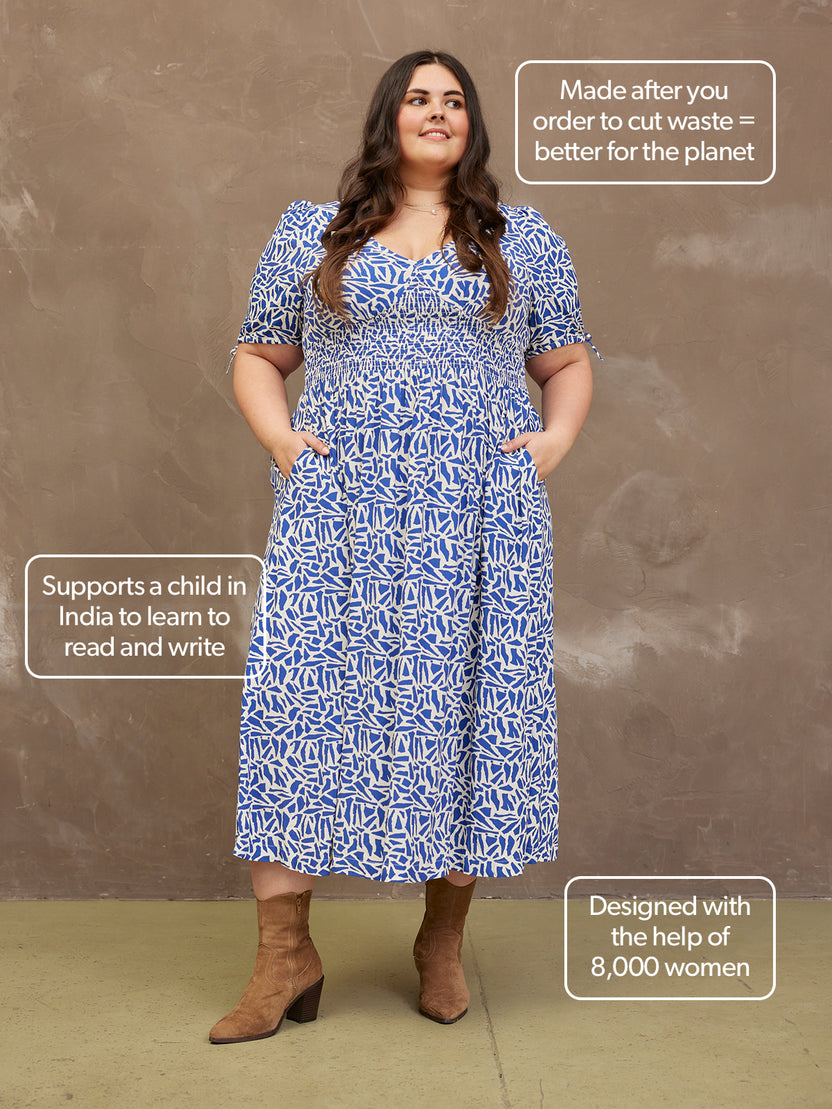 Maddie Short Sleeve Terrazzo Print – This is Unfolded