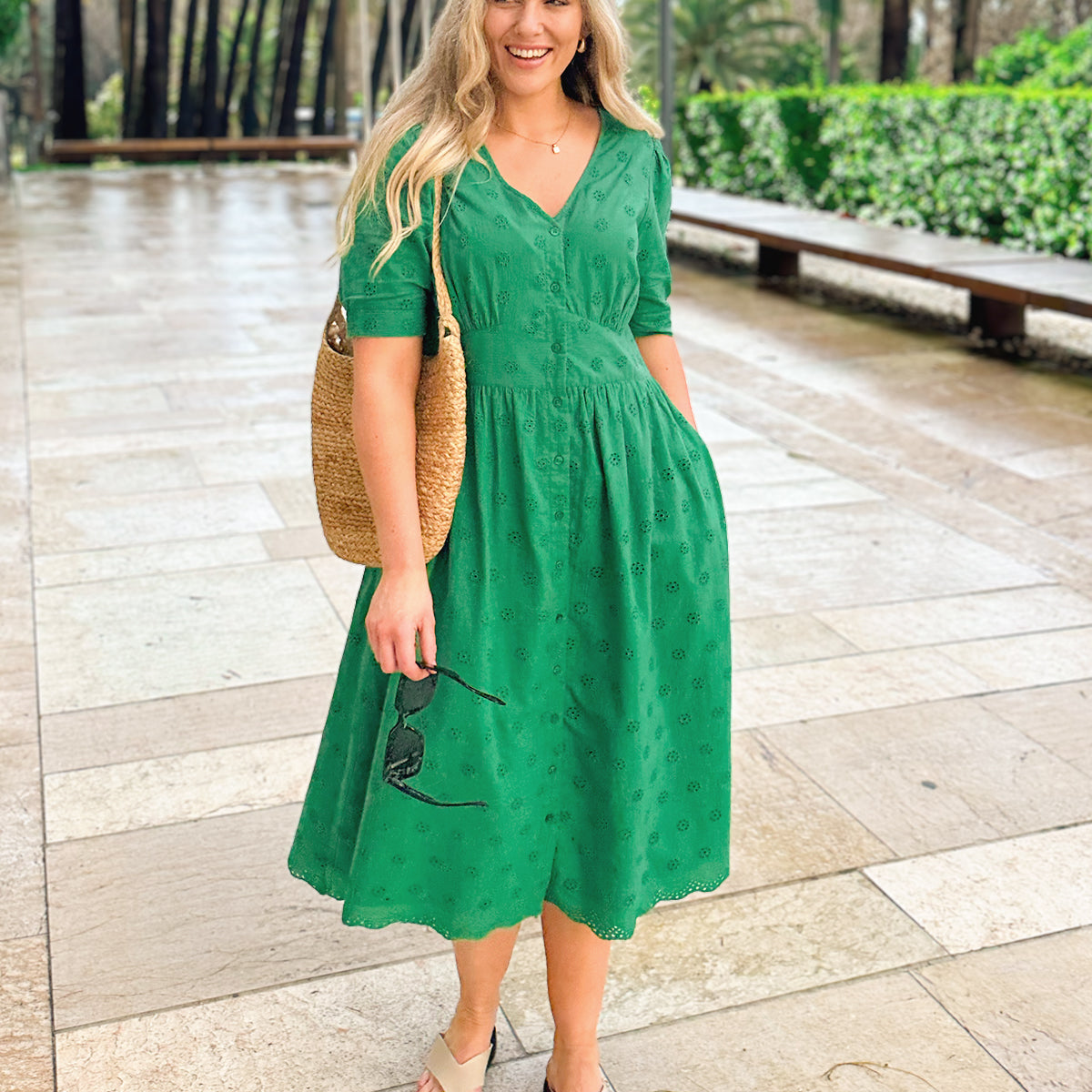 Rodica Broderie Dress – This is Unfolded