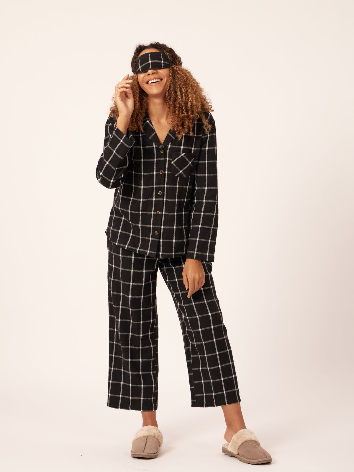 Ellie - Woven Check Pyjama Set – This is Unfolded
