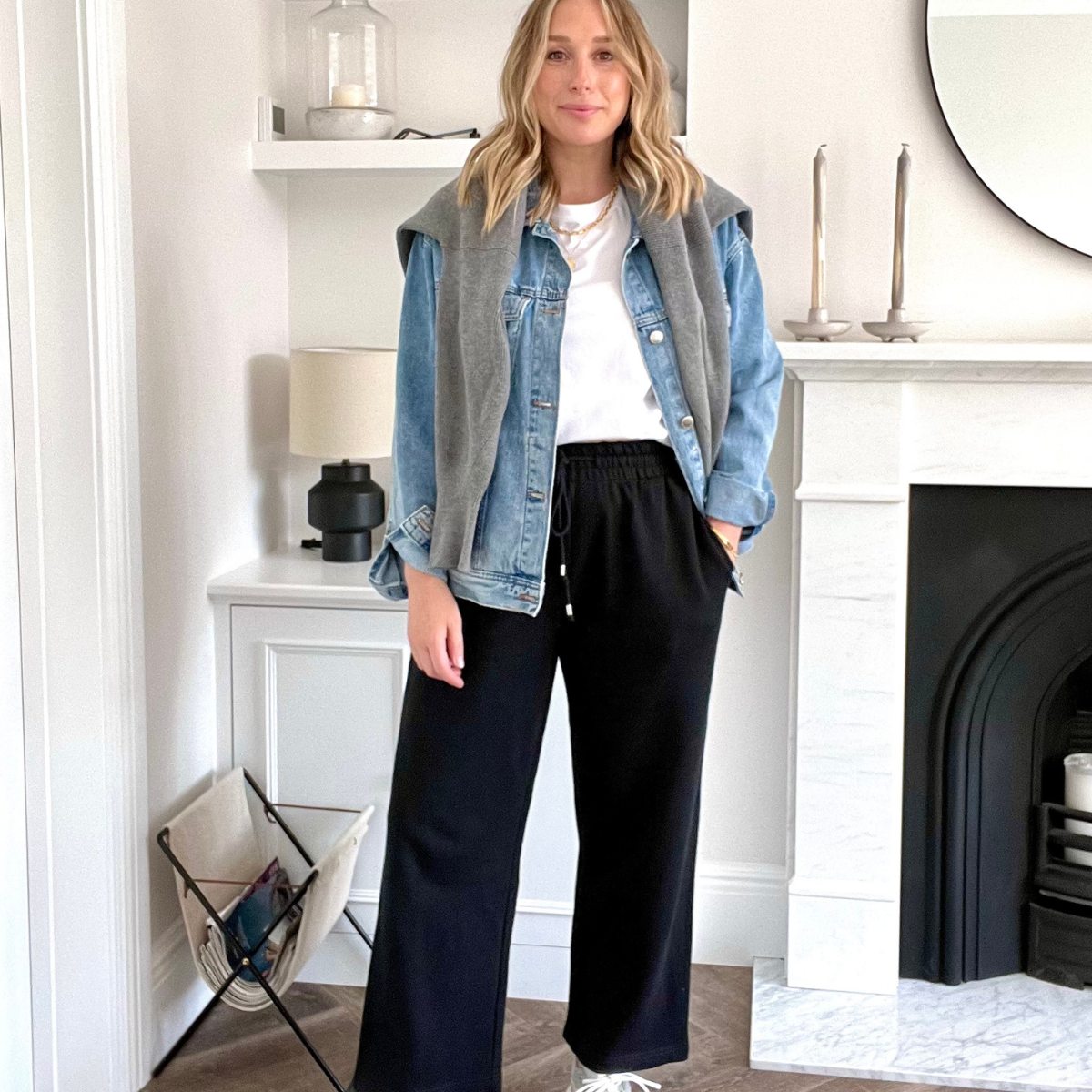 Robyn - Wide Leg Jogger - Black – This is Unfolded